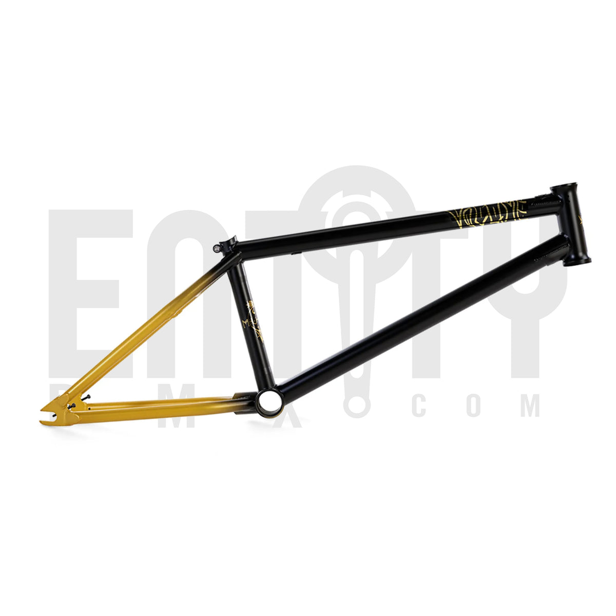 Volume Bikes Velocity BMX Frame / 20.75 " / Black-Gold Fade – Entity ...